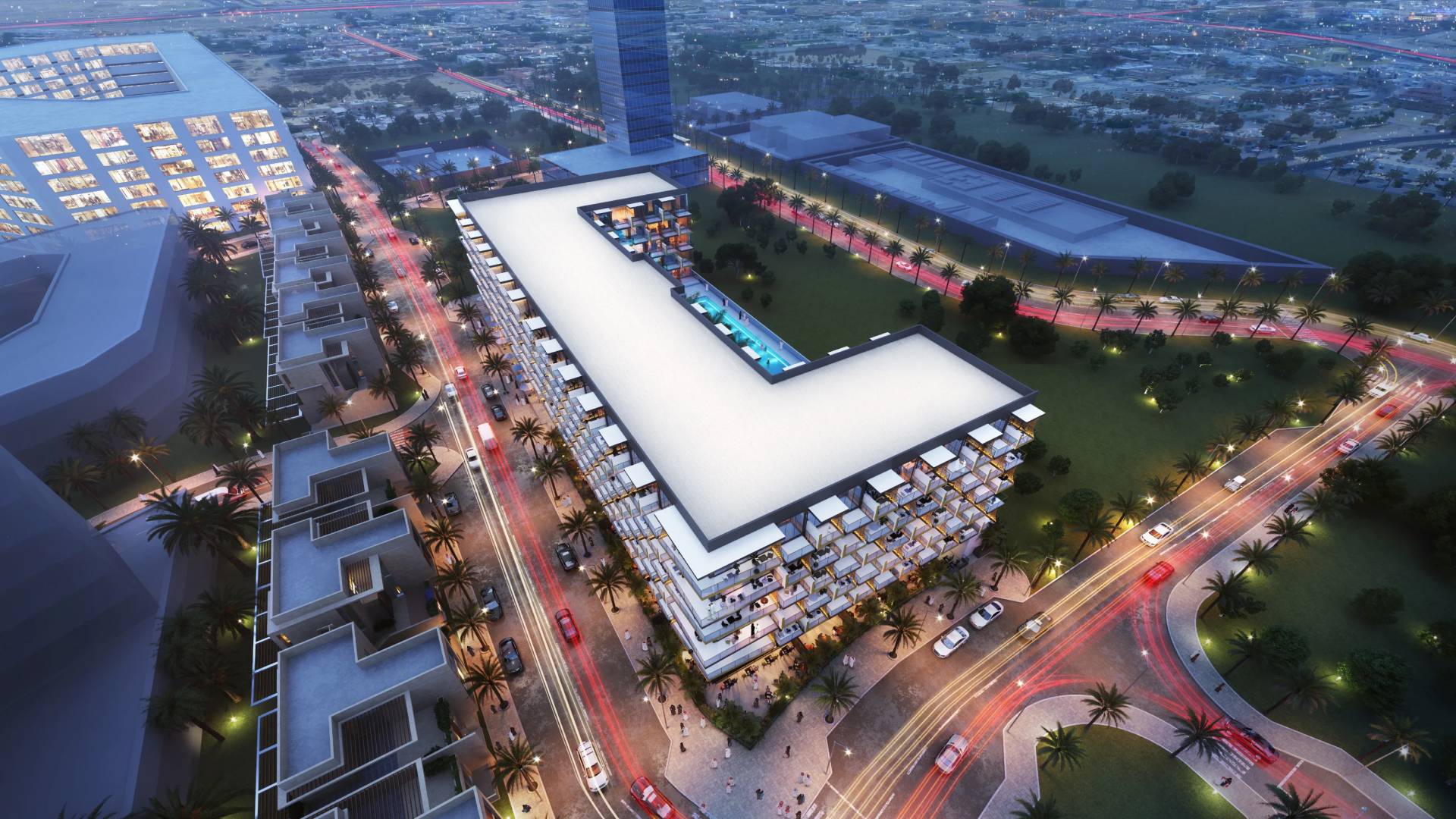 Binghatti Crescent in Jumeirah Village Circle, Dubai, UAE: prices ...