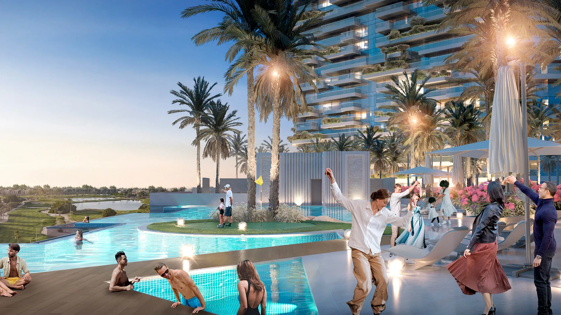 Golf Greens Tower 2 in Damac Hills, Dubai by Damac Properties | Ax Capital