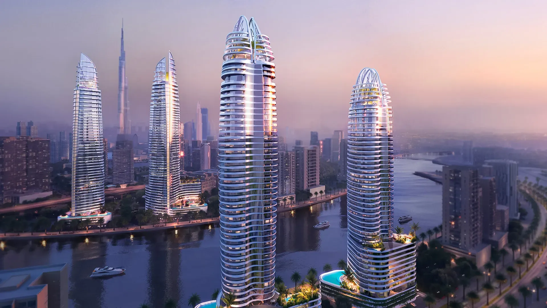 Canal Crown Apartments in Business Bay, Dubai by Damac Properties | Ax ...